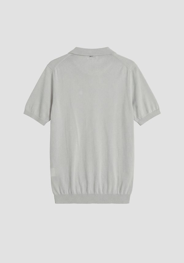 SLIM FIT POLO SHIRT IN SOFT SILK AND TENCELL BLEND YARN | Antony Morato