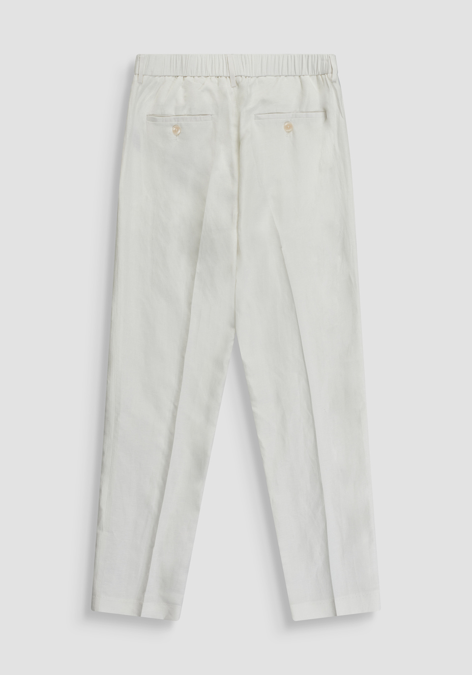 PANTALON REGULAR FIT « JULIAN » EN LIN MÉLANGÉ FLAMMÉ | Antony Morato