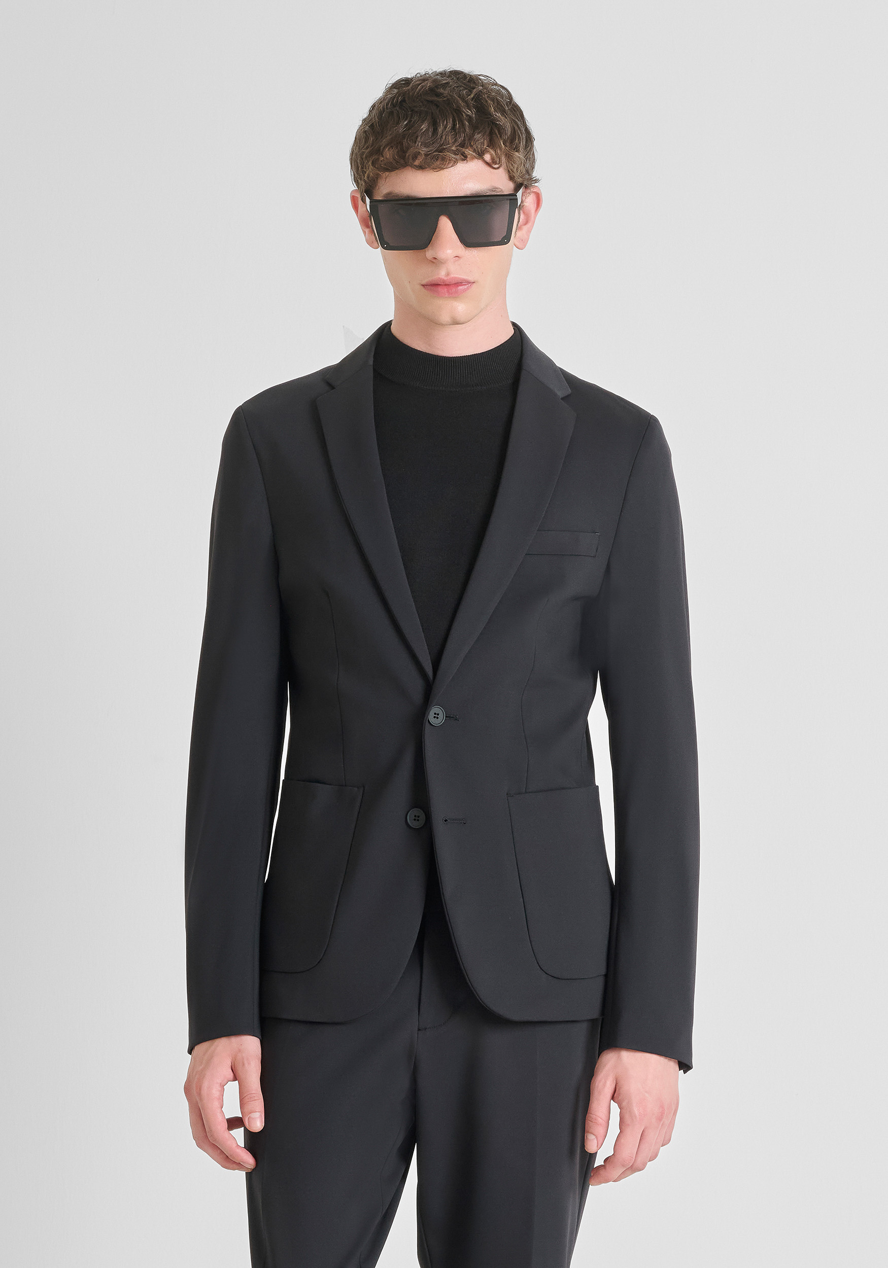 "RAD" SLIM FIT JACKET IN BI-STRETCH | Antony Morato