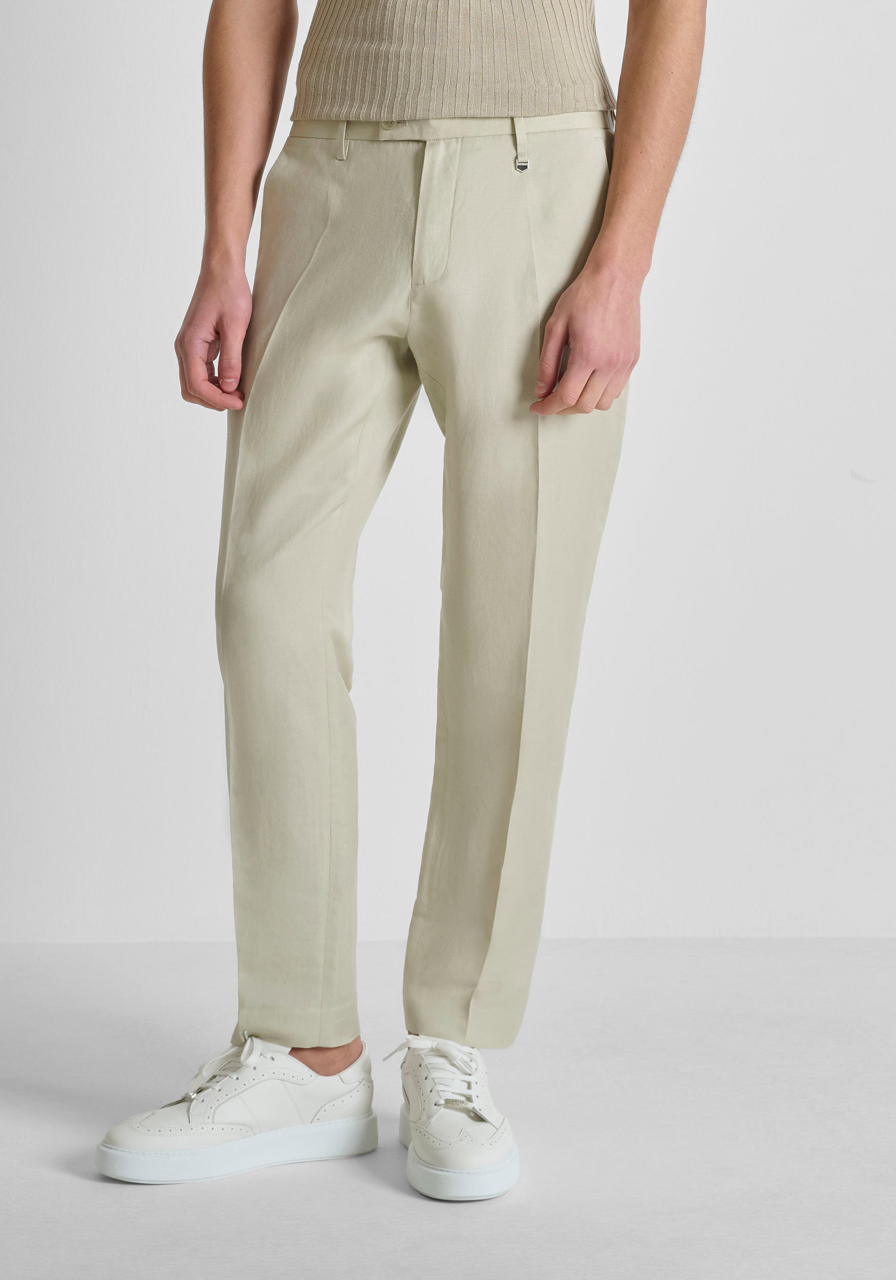 PANTALONES REGULAR FIT «JULIAN» DE MEZCLA DE LINO SLUB | Antony Morato
