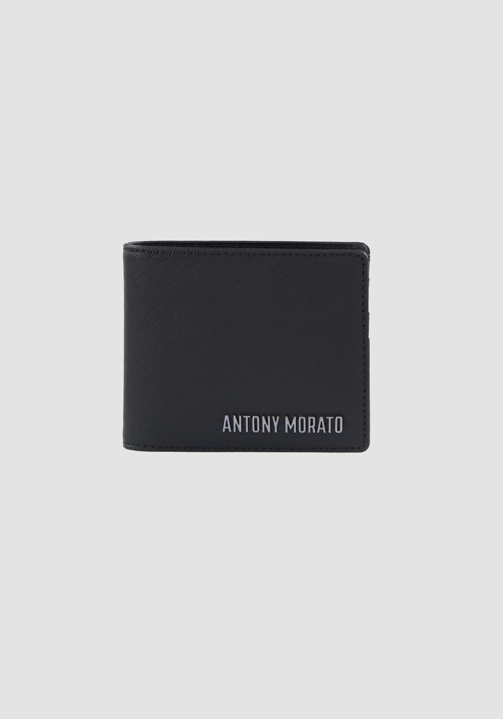 WALLET WITH METALLIC LOGO | Antony Morato